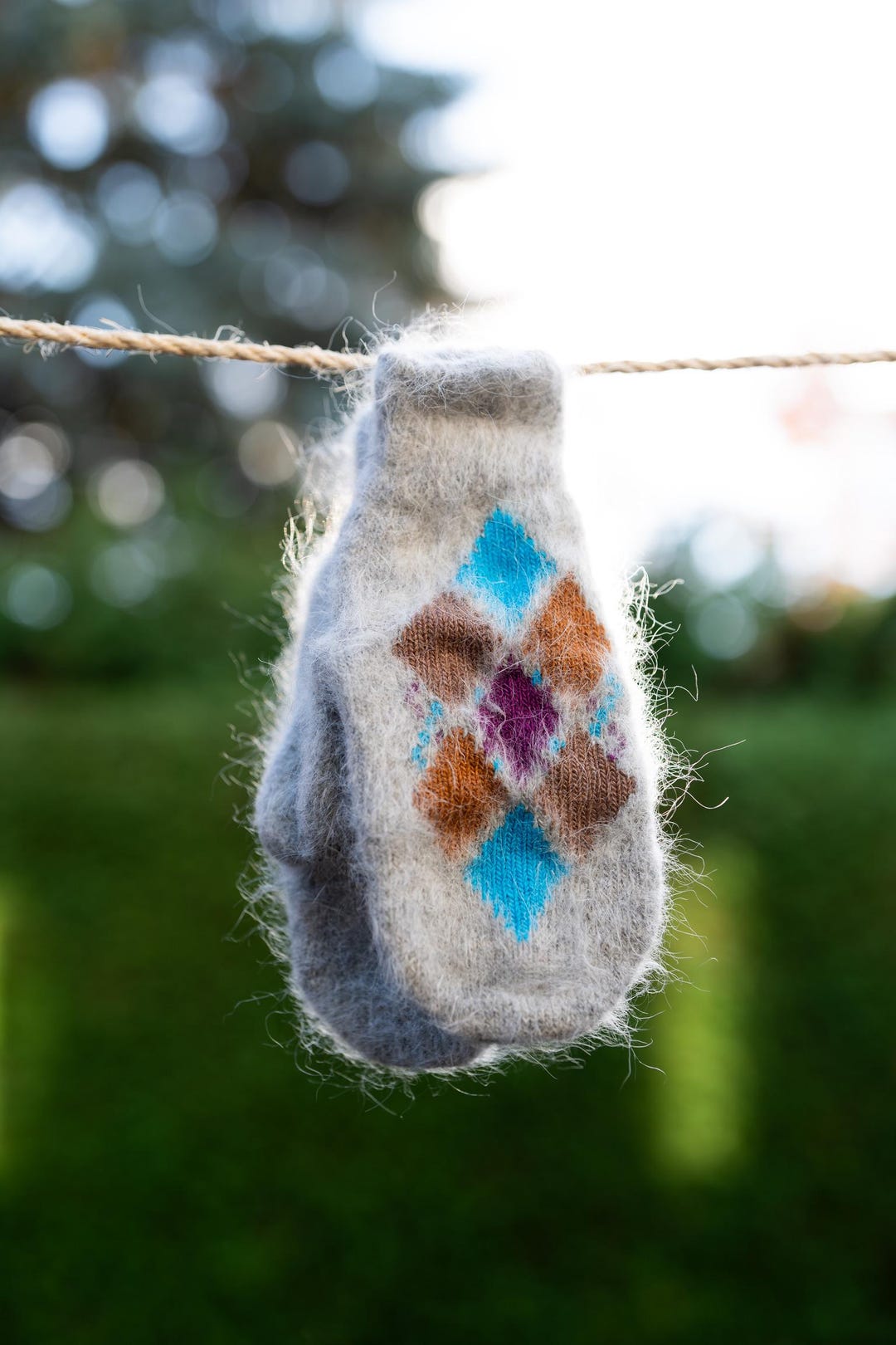 Goat Down Mittens, for Women/men, 100% Handmade, Soft, Eco-responsible ...