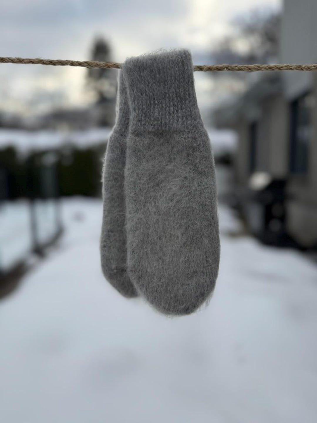 Goat Down Mittens, for Women/men, 100% Handmade, Soft, Eco-responsible ...