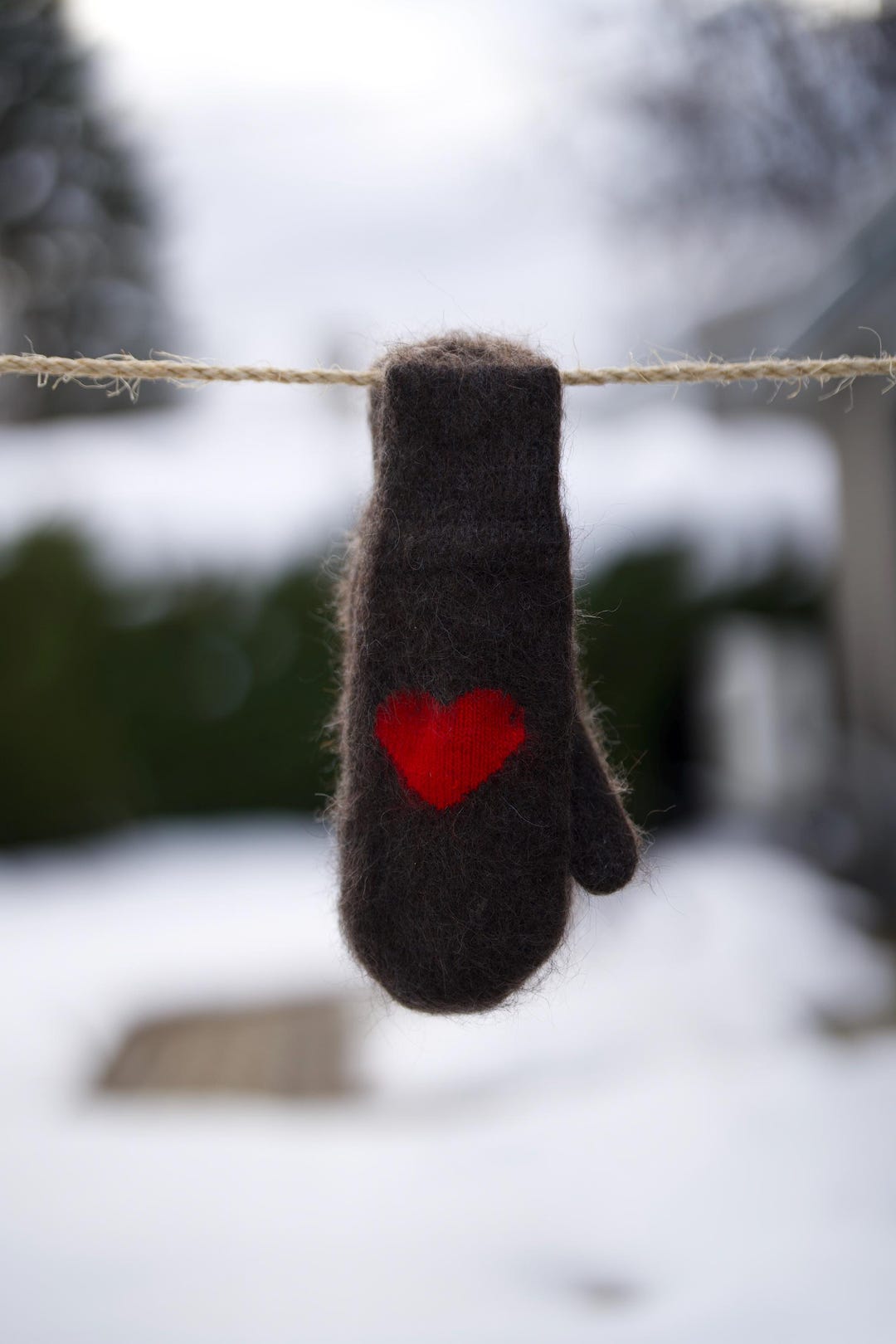 Goat Down Mittens, for Women/men, 100% Handmade, Soft, Eco-responsible ...