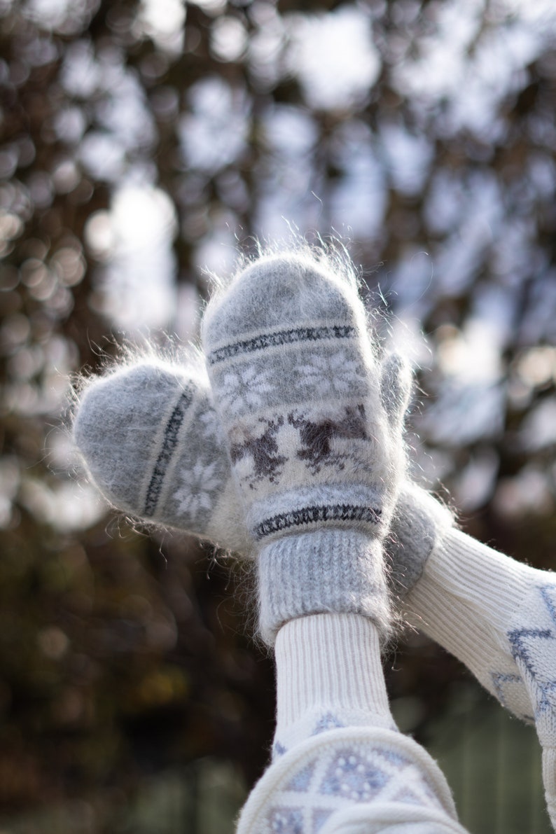 Goat Down Mittens, 100% Handmade, Soft, Eco-responsible Product and ...