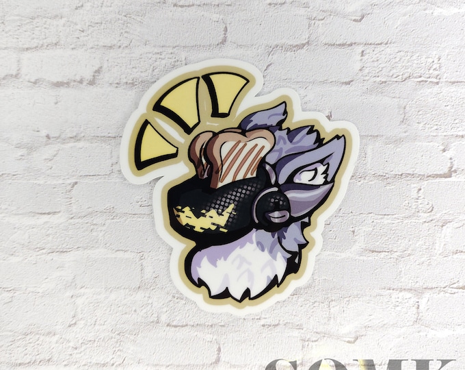 Protogen Toaster Cute Furry Vinyl Sticker - Etsy