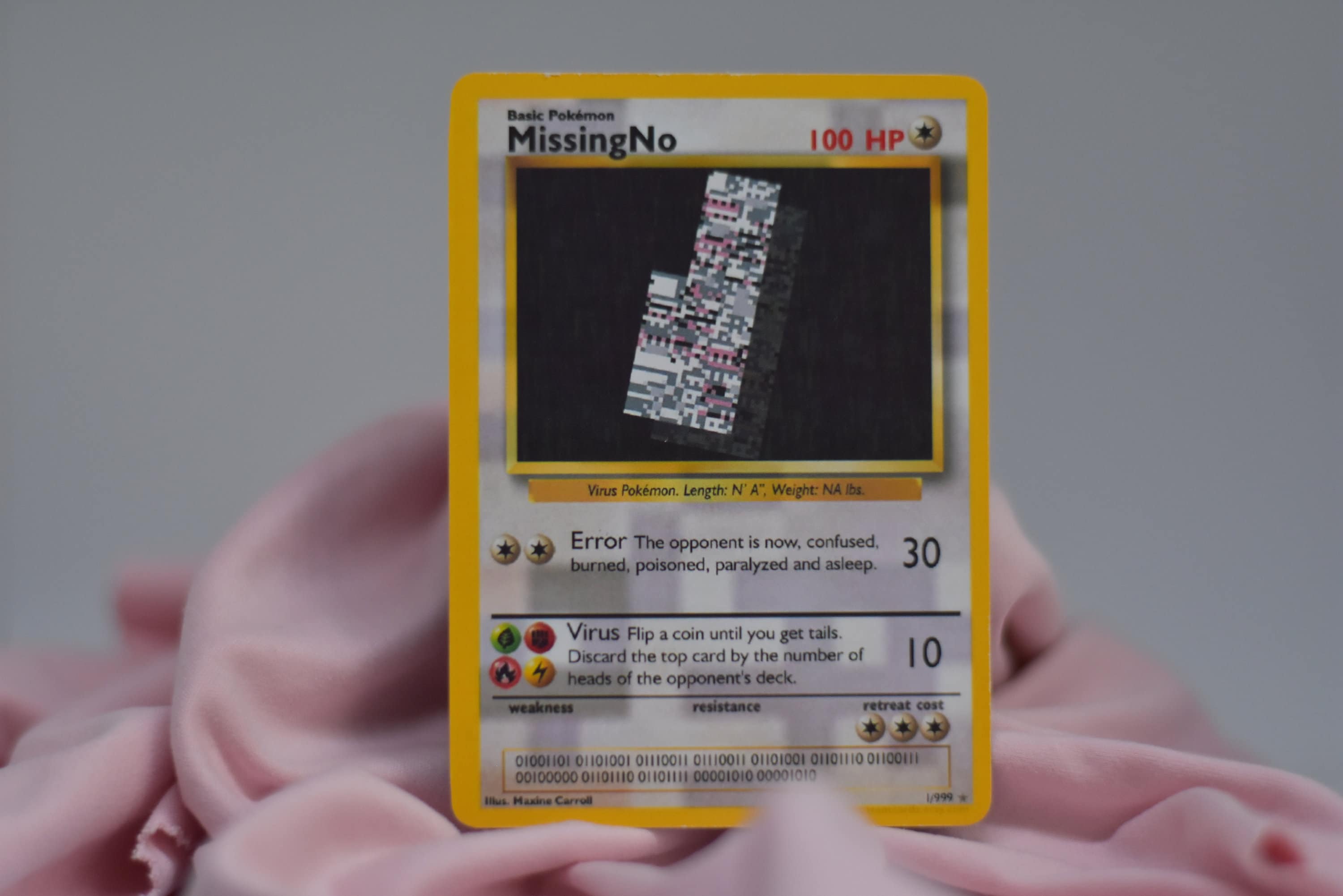 Pokemon Missingno Card