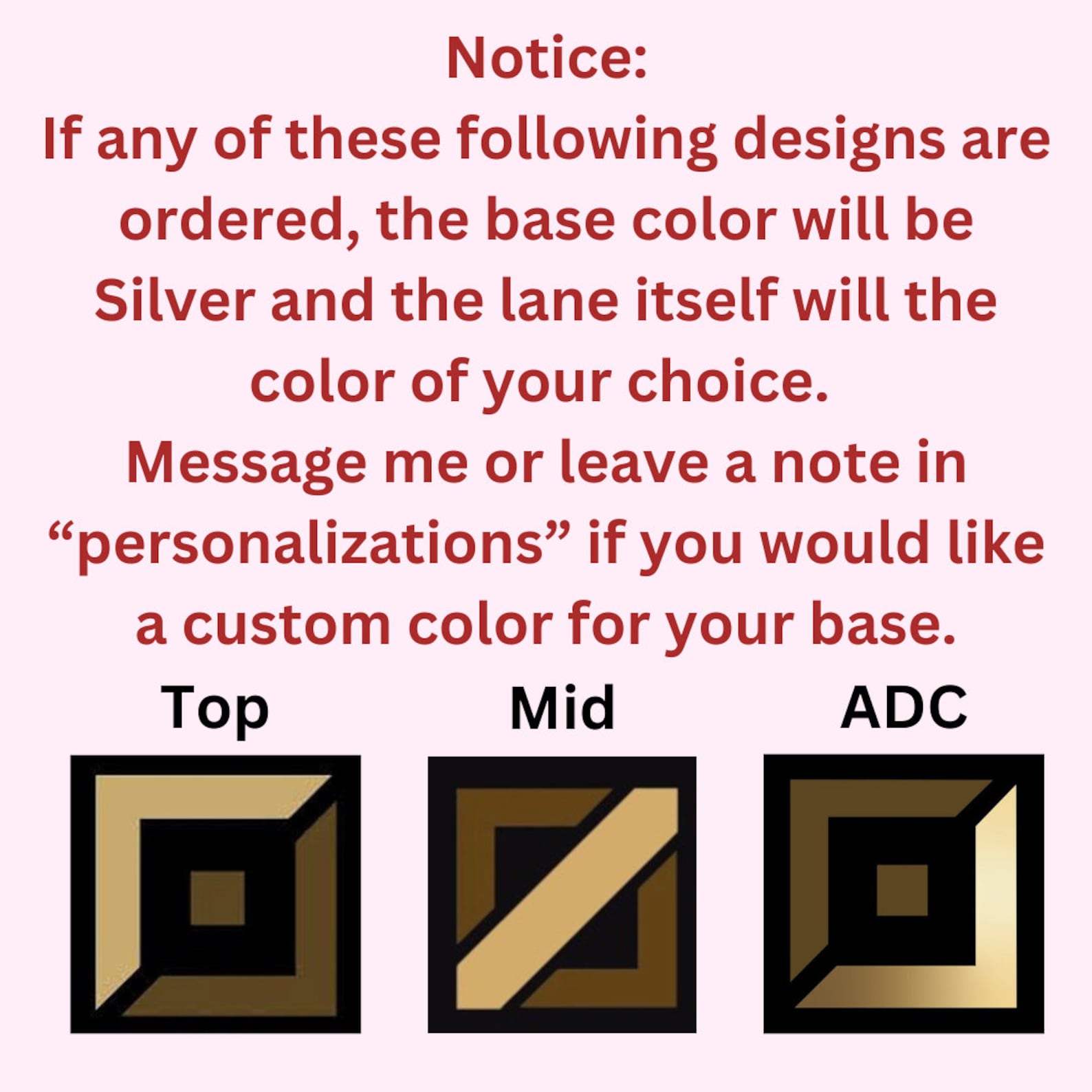 League of Legends, Lane Roles, Vinyl Decal Stickers, Holographic, ADC ...