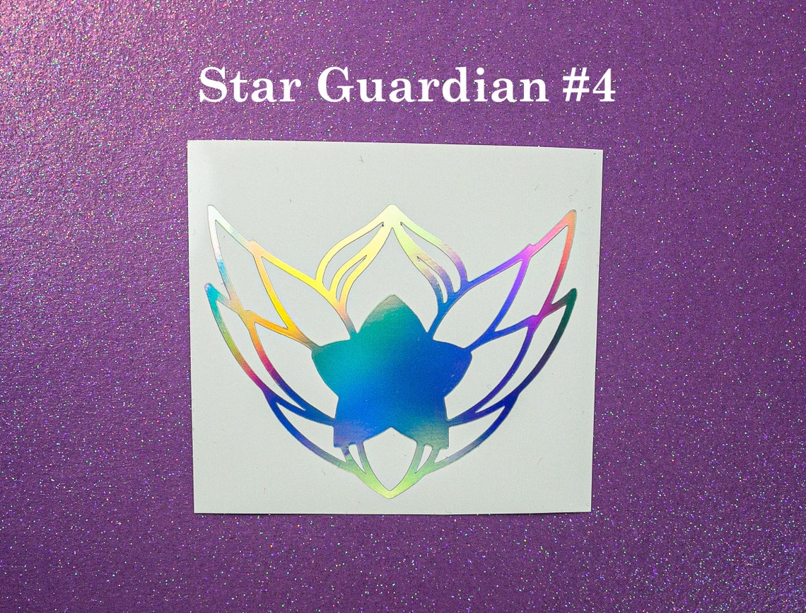 League of Legendsstar Guardian Logo Vinyl Decals Holographic - Etsy