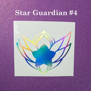 League of Legends,star Guardian Logo Vinyl Decals Holographic Janna ...