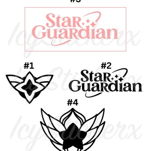 Star Guardian Logo Vinyl Decal: League of Legends Holographic and Solid ...