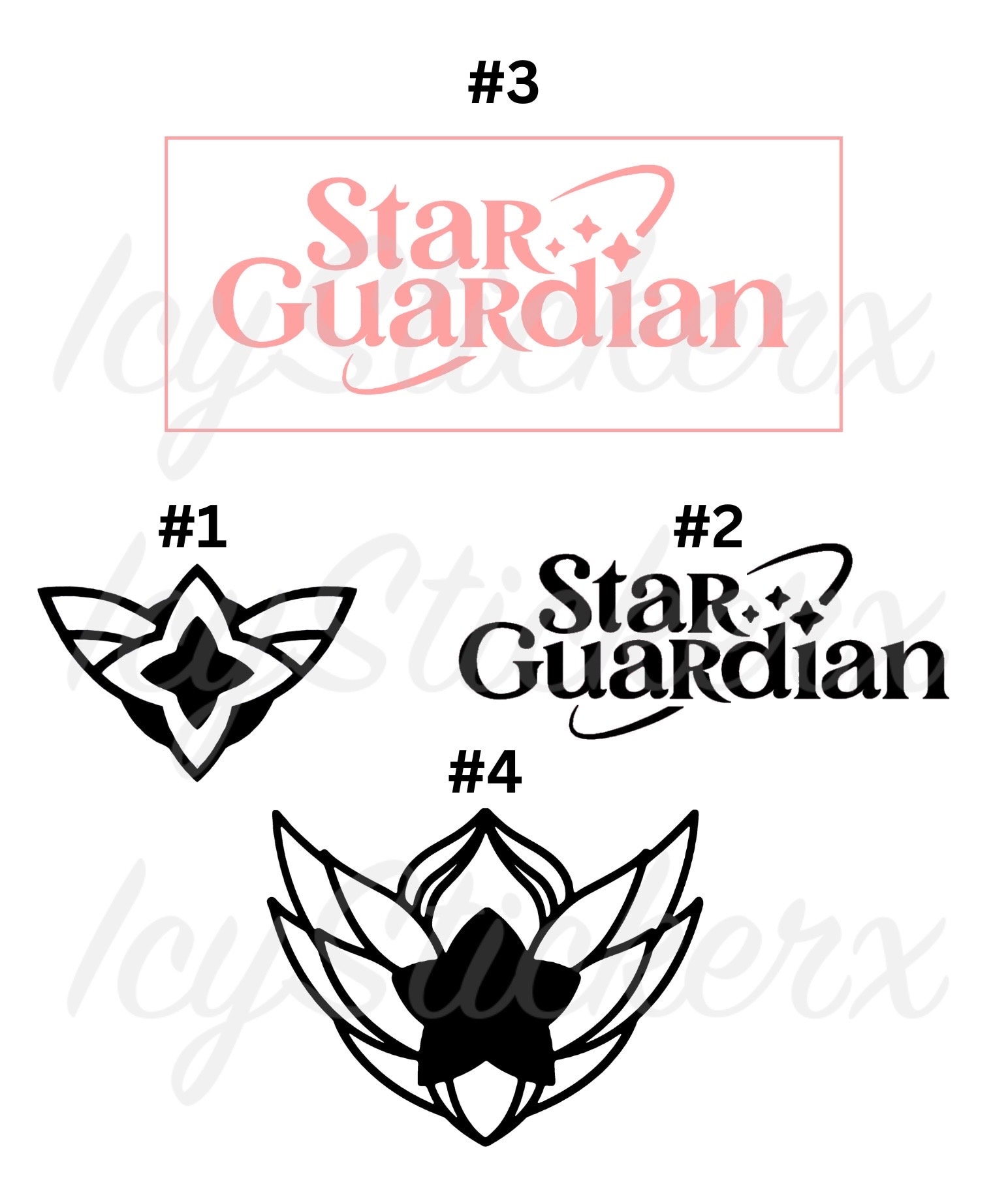 Star Guardian Logo Vinyl Decal: League of Legends Holographic and Solid ...