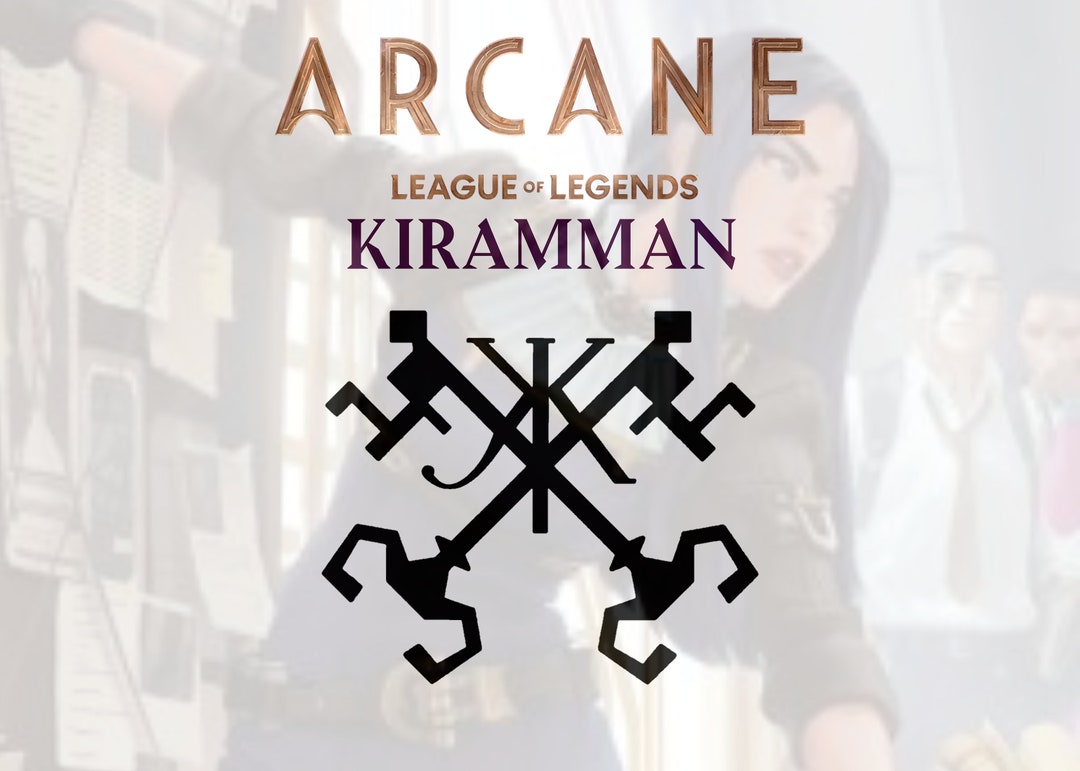 League of Legends Arcane Kiramman Caitlyn Logo Holographic Vinyl Decal ...