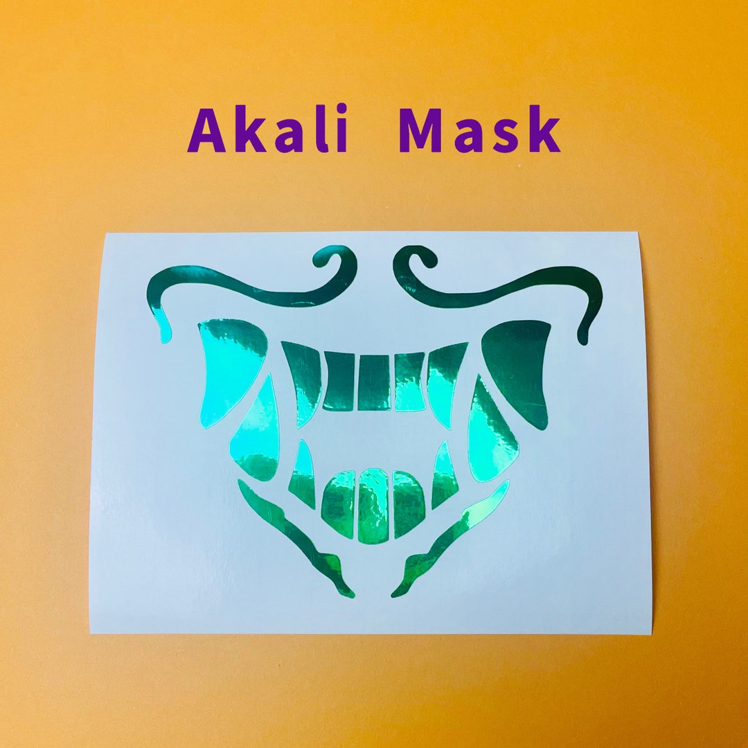 League of Legends, KDA, Akali Mask, Kaisa, Ahri, Evelynn, Vinyl Decal ...