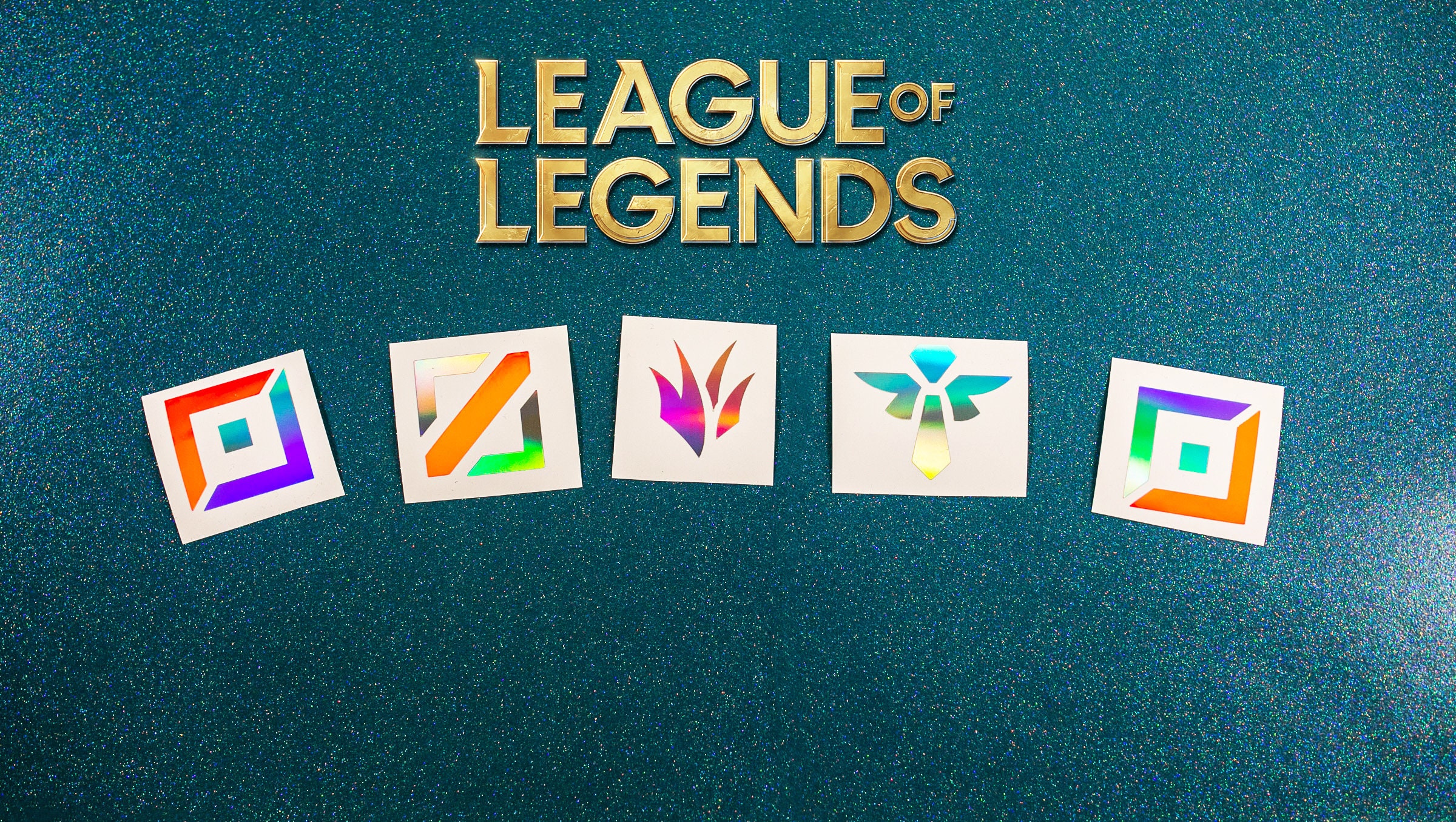 League of Legends, Lane Roles, Vinyl Decal Stickers, Holographic, ADC ...