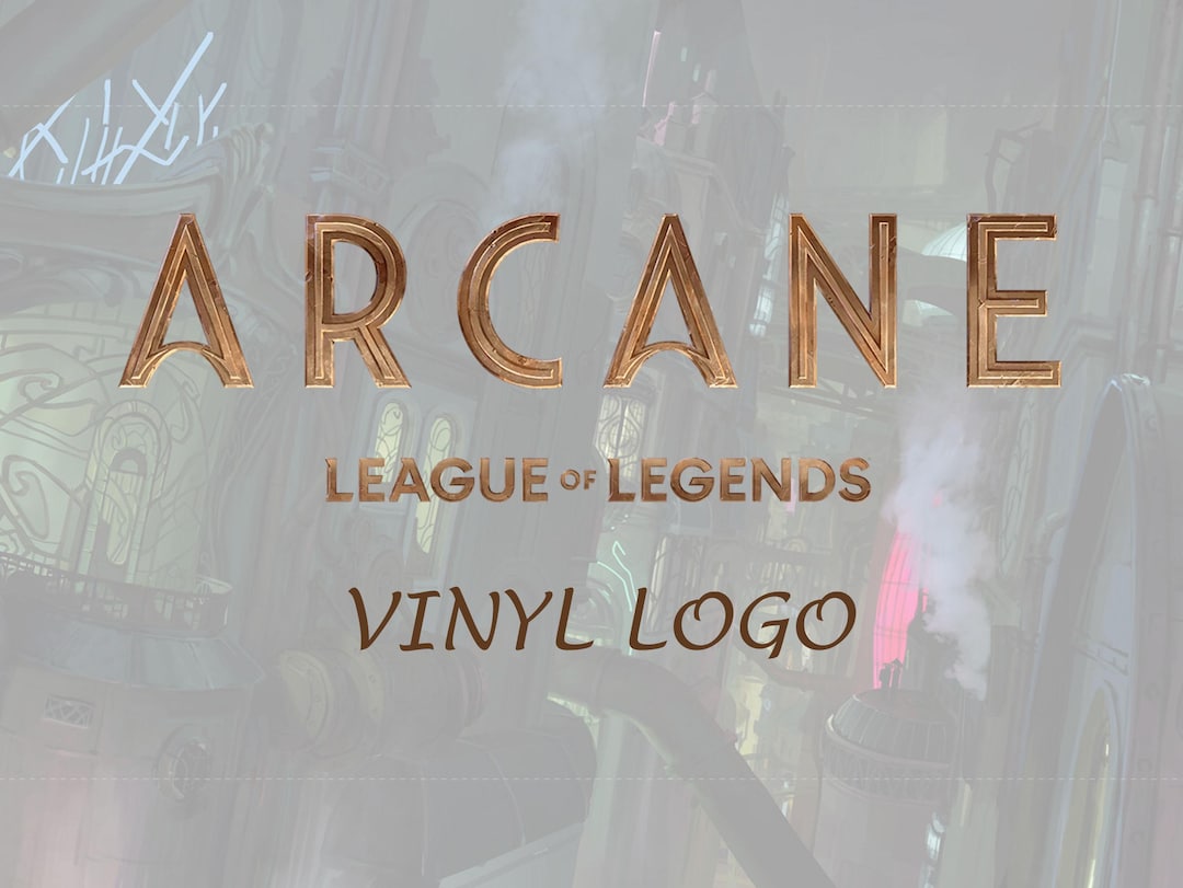 League of Legends Arcane Logo Vinyl Decal Sticker, Lanes, Jinx, Vi ...