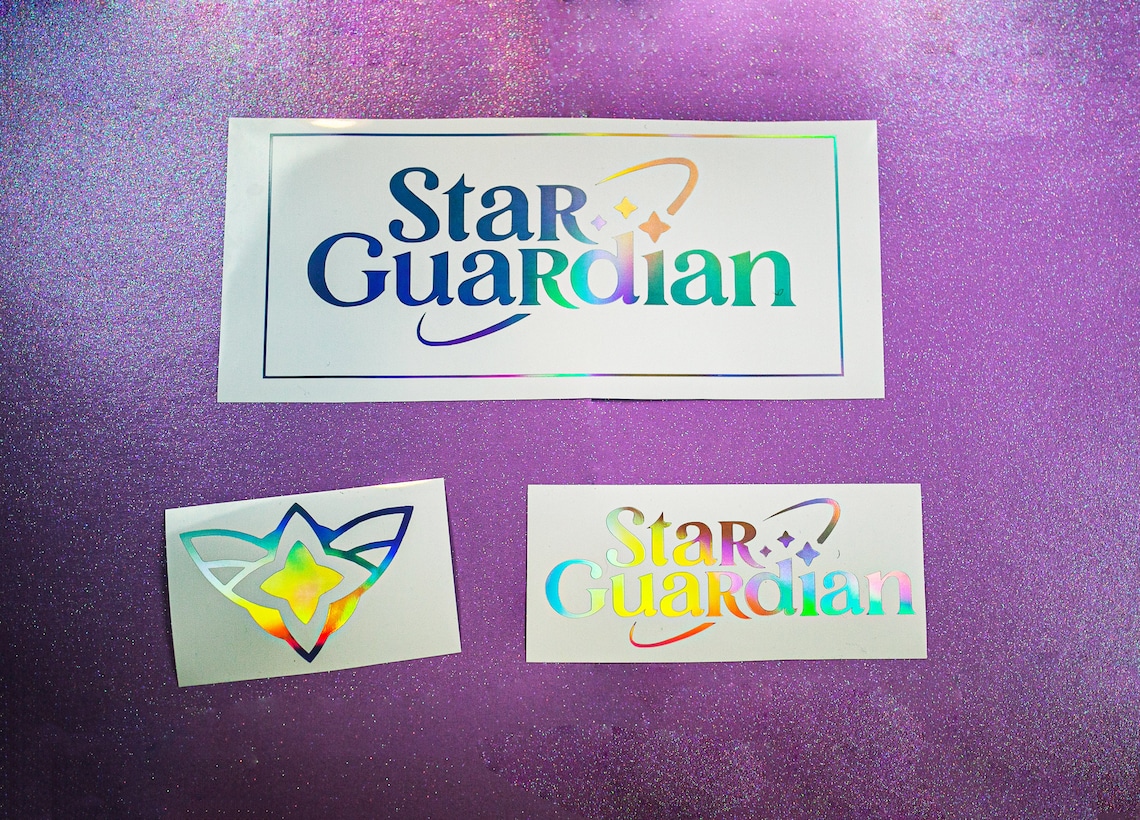 League of Legendsstar Guardian Logo Vinyl Decals Holographic - Etsy