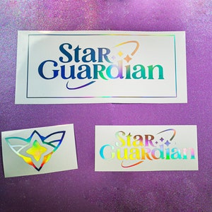 League of Legends,star Guardian Logo Vinyl Decals Holographic Janna ...