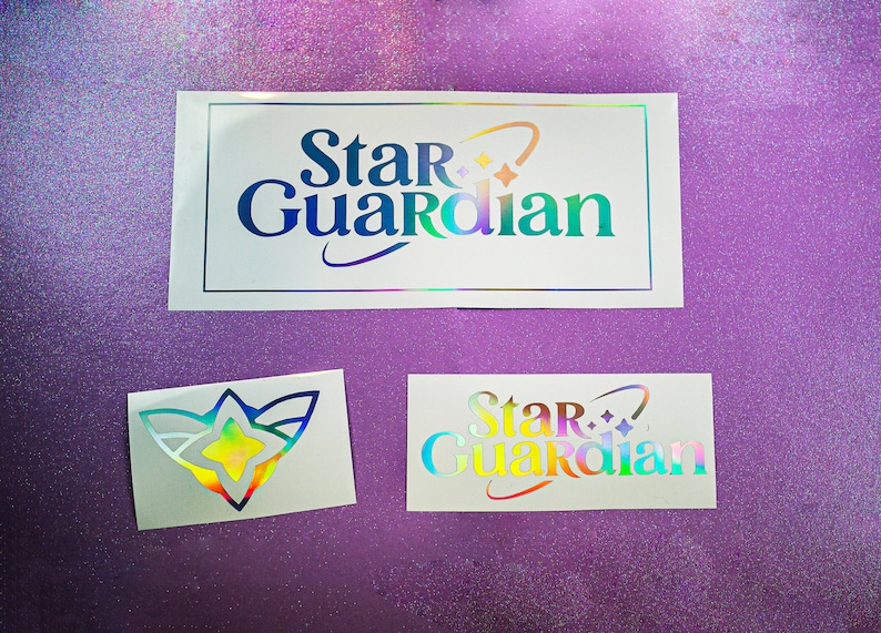 Star Guardian Logo Vinyl Decal: League of Legends Holographic and Solid ...