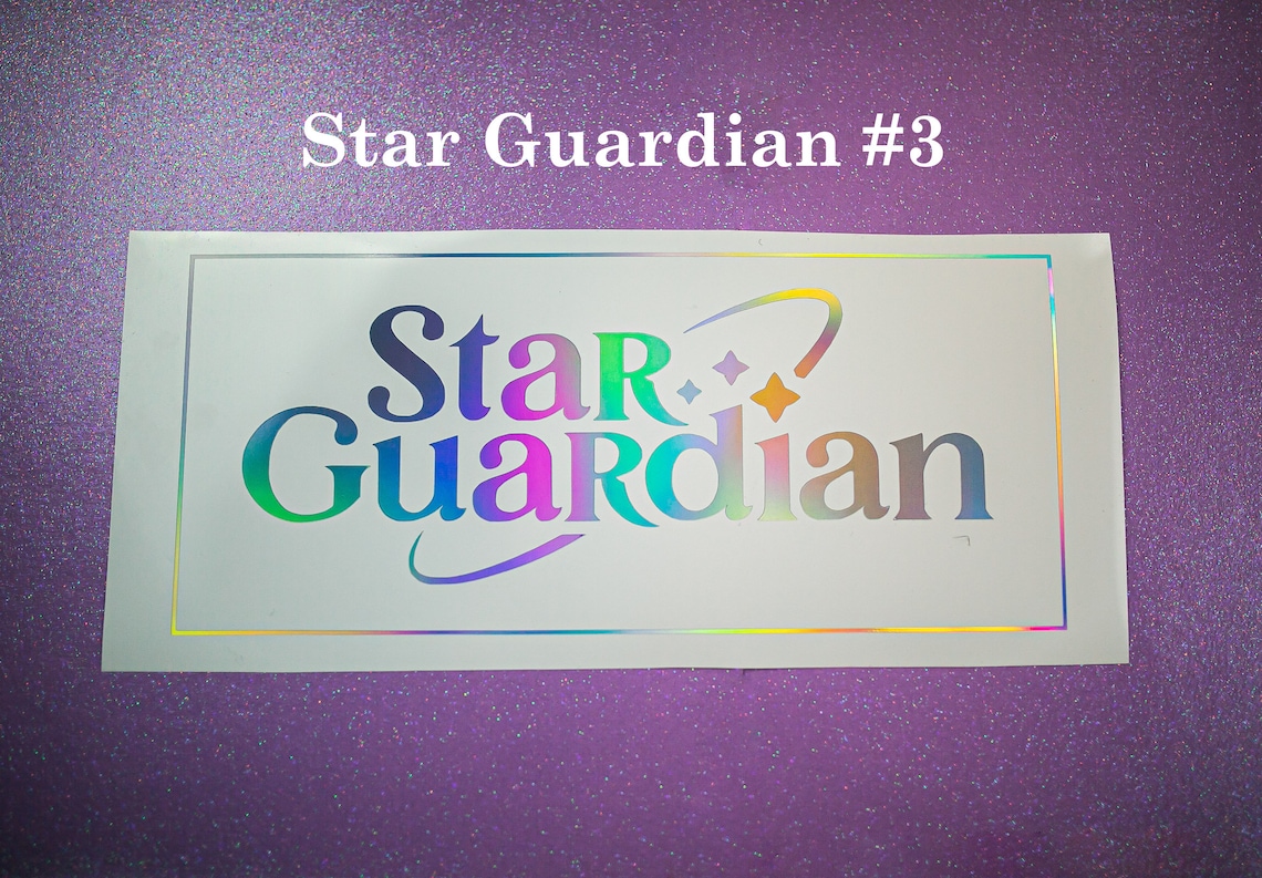 League of Legendsstar Guardian Logo Vinyl Decals Holographic - Etsy