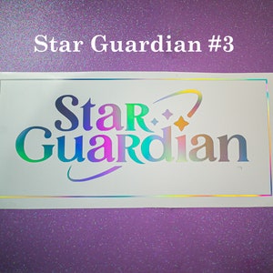 Star Guardian Logo Vinyl Decal: League of Legends Holographic and Solid ...