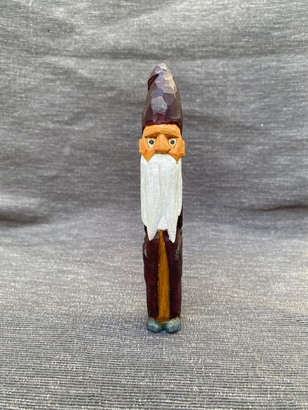 Wood Carving - Wizard - Handmade - Customize - Figurine - Collectible ...