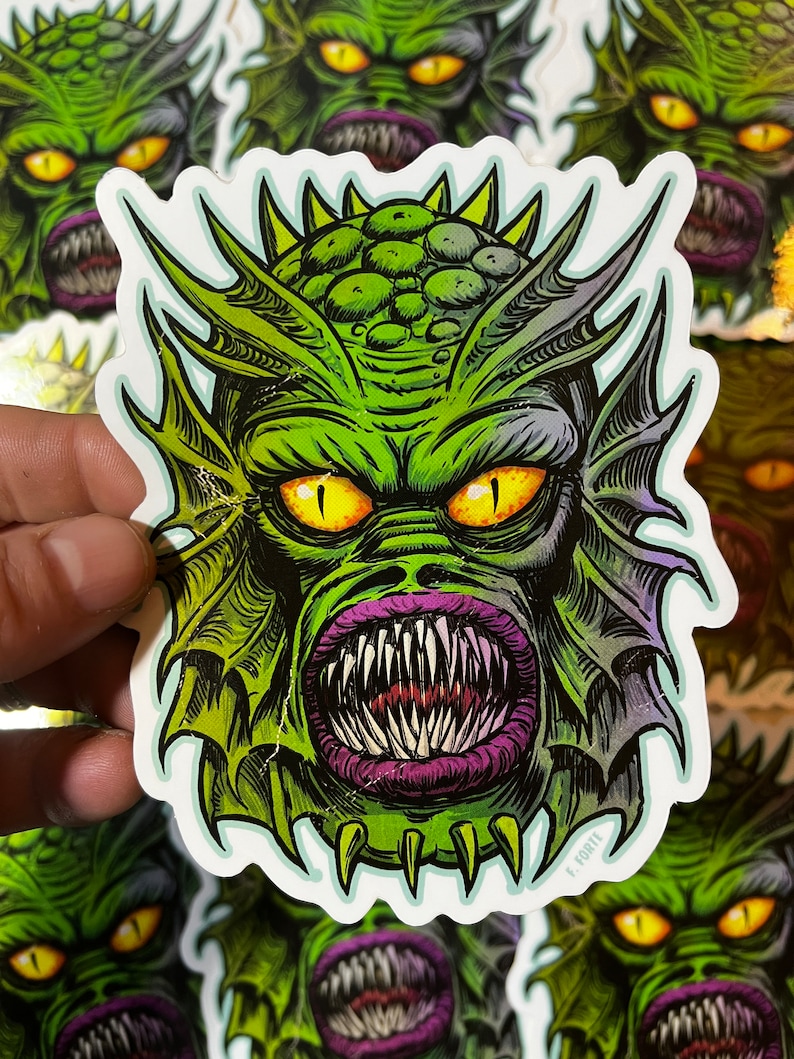 Frankenhorrors Swamp Beast Sticker Vintage Horror Movie - Etsy