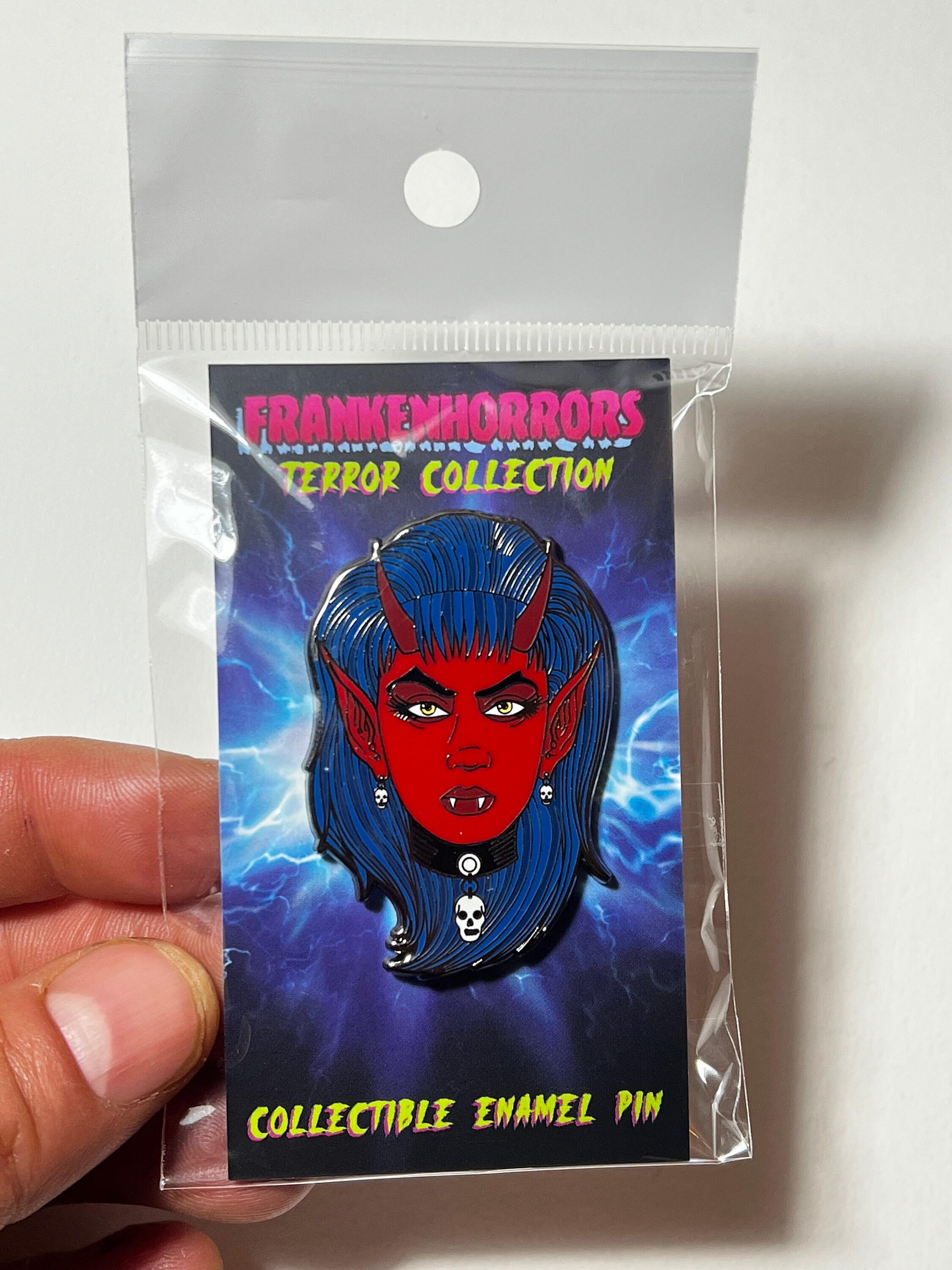 Frankenhorrors Succubus Demon 2 Hard Enamel Pin, Vintage Horror Movie ...