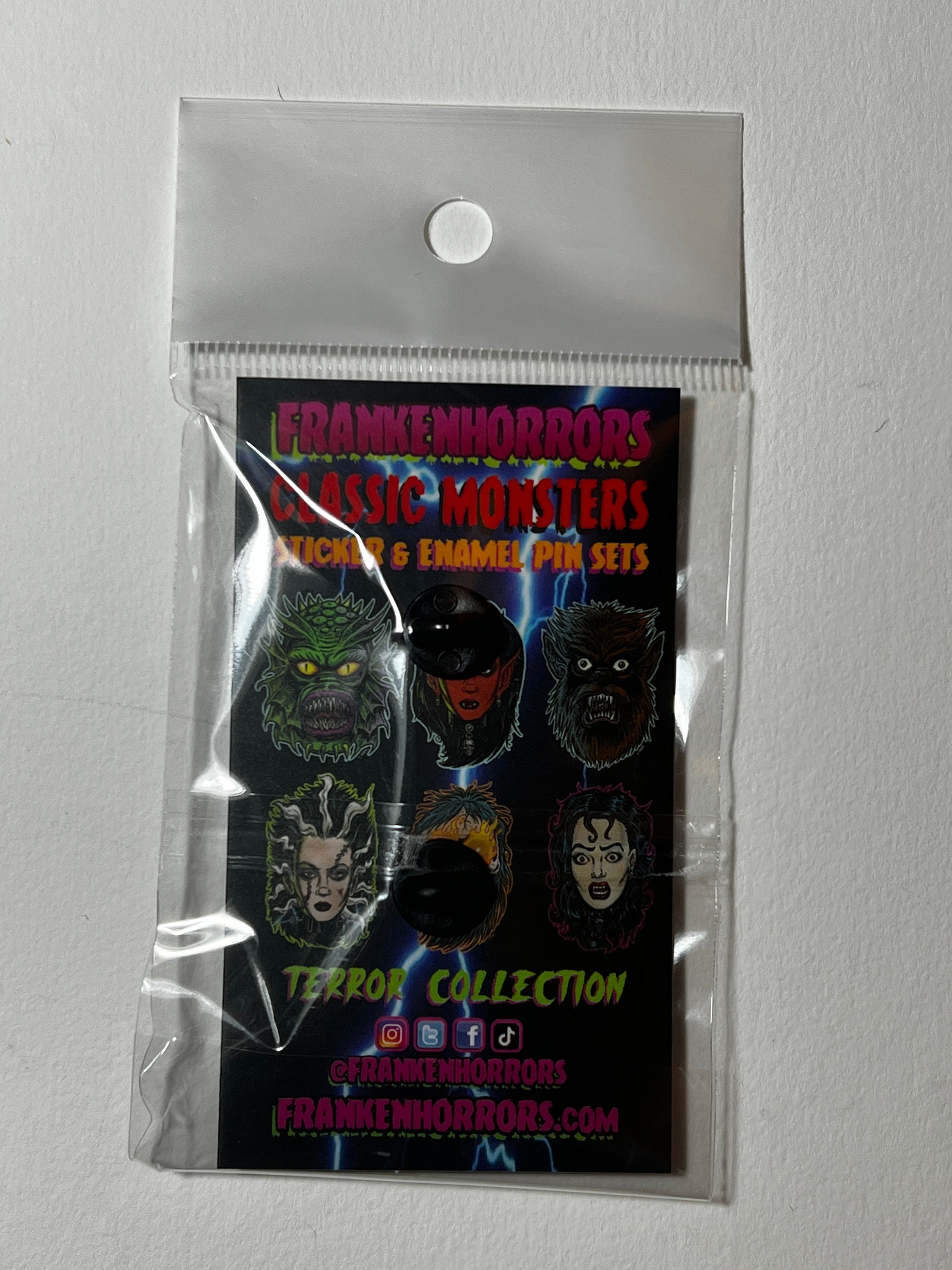 Frankenhorrors Succubus Demon 2 Hard Enamel Pin, Vintage Horror Movie ...