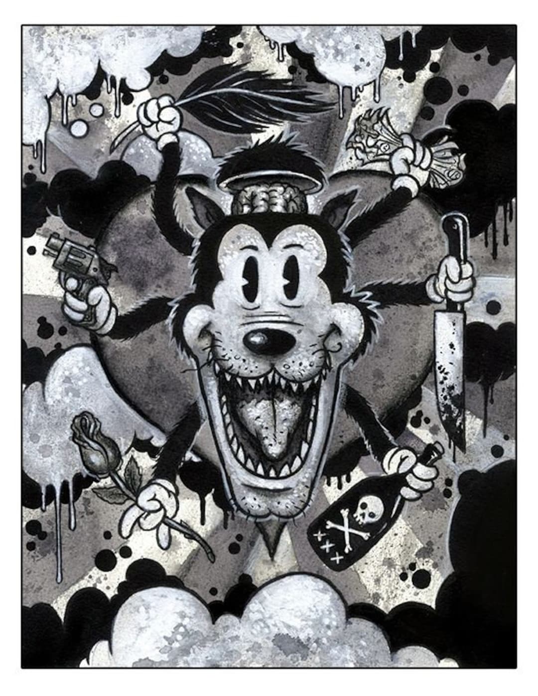 WOLF'S POISON 8.5x11 Signed Print Wall Art Gift Idea - Etsy
