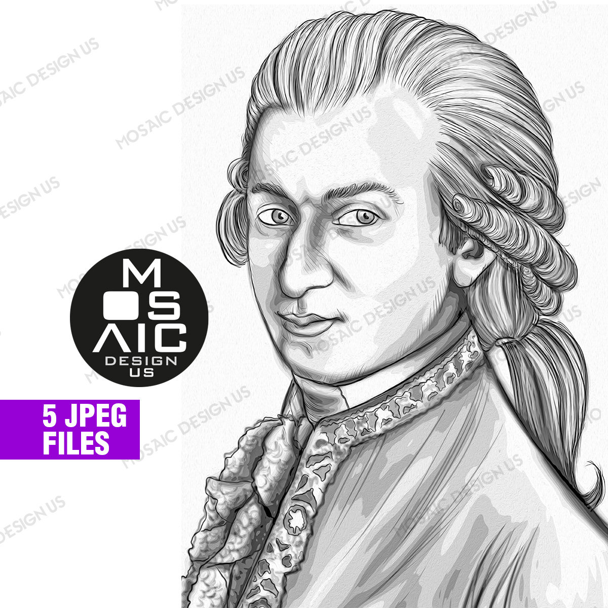 Printable Mozart Coloring Pages