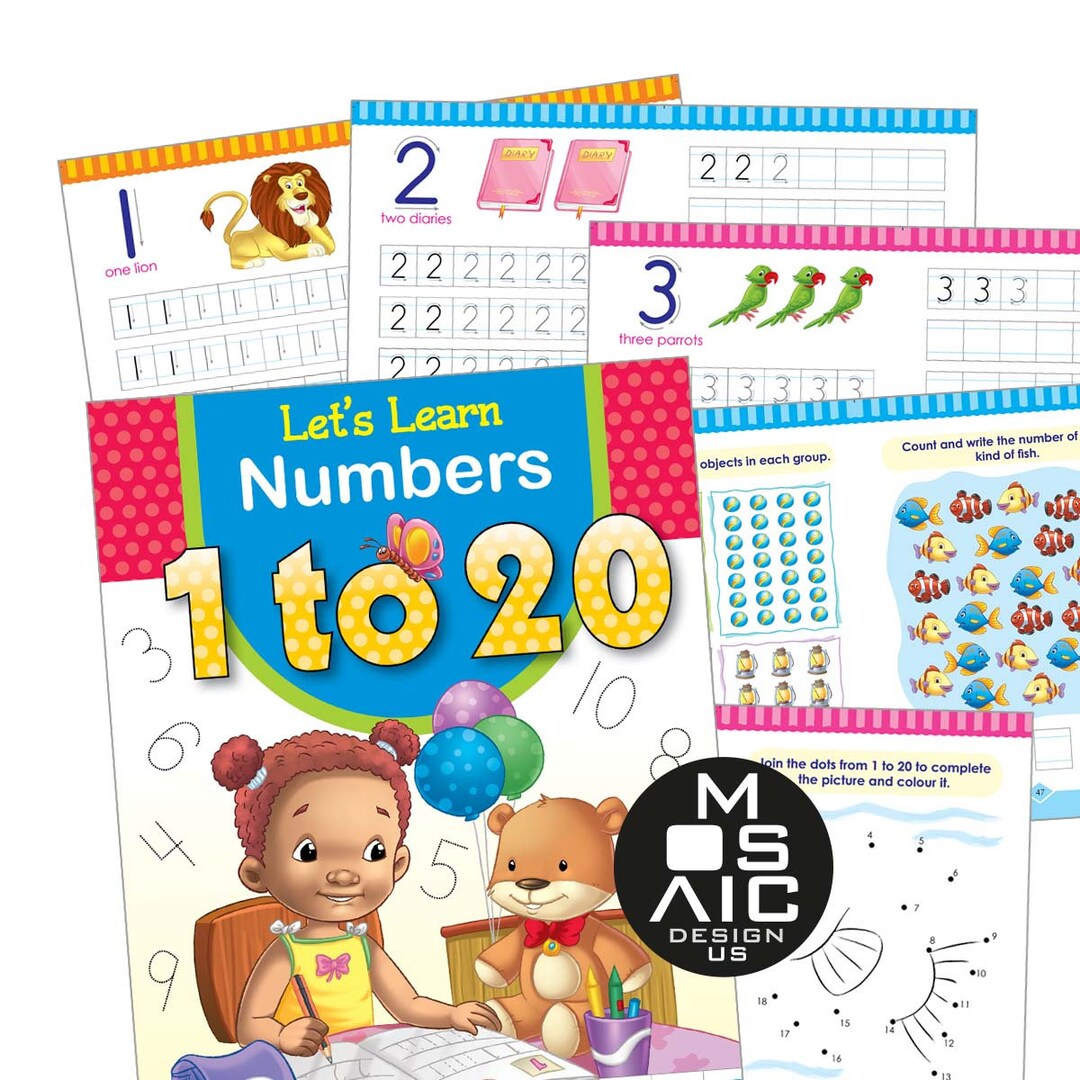 Imprimibles Libro de práctica de números Práctica de - Etsy México