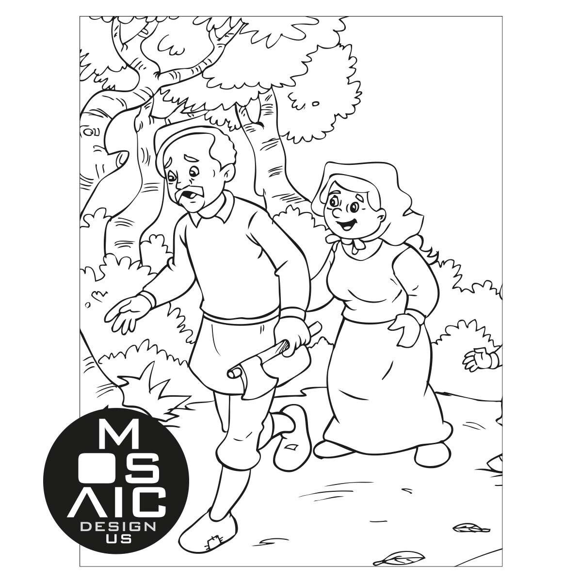 Hansel And Gretel Coloring Pages