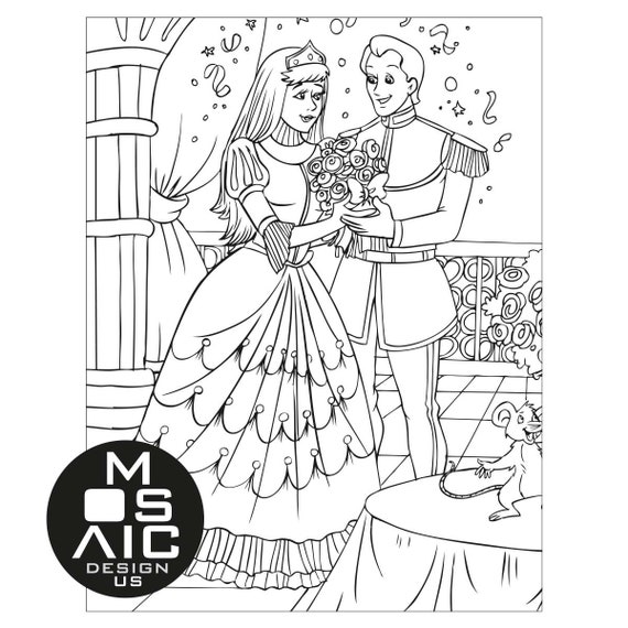 Free Printable Cinderella Coloring Pages For Kids, 55% OFF