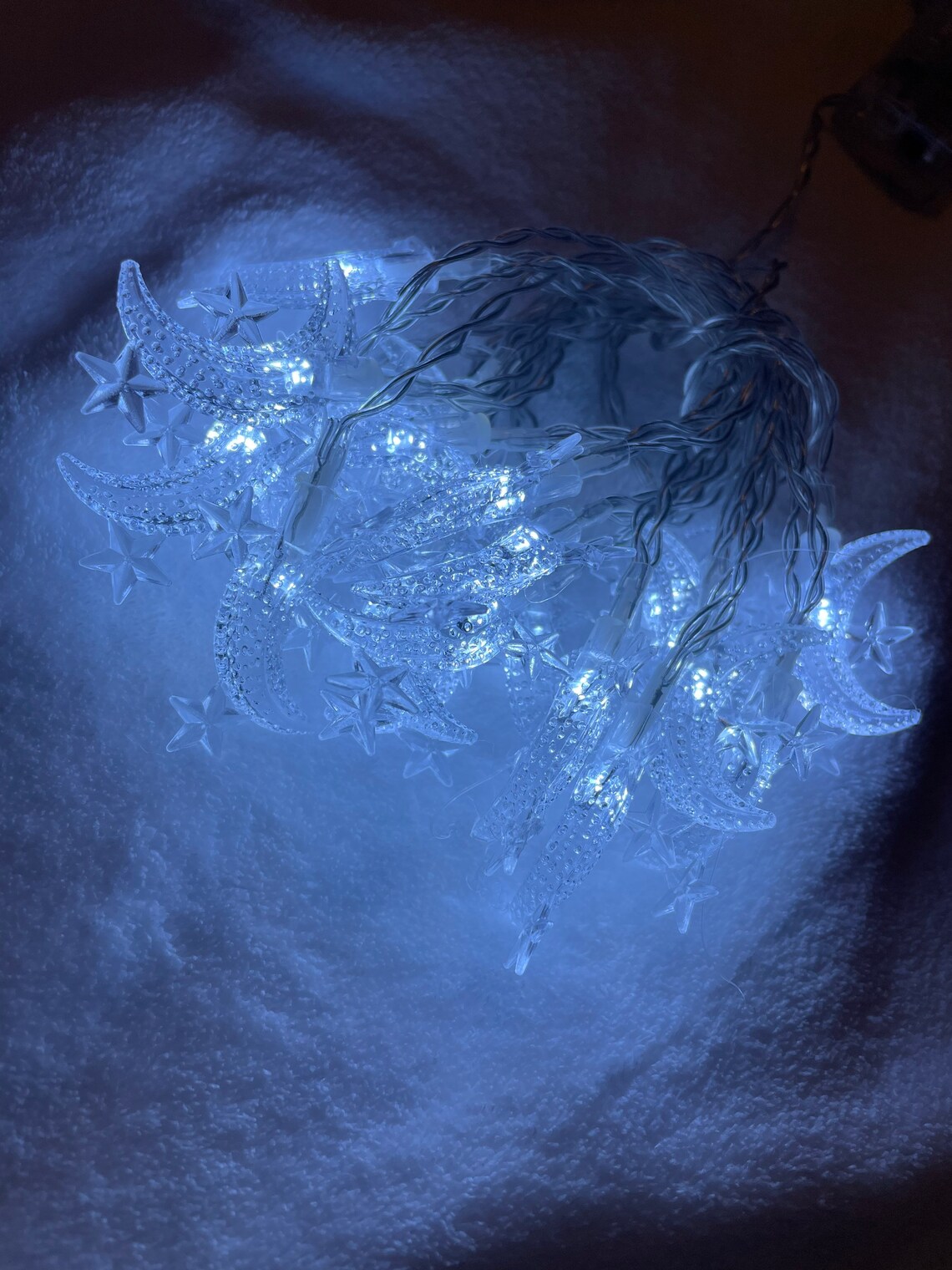 LED White String Light Moon Star String Light 9FT White - Etsy