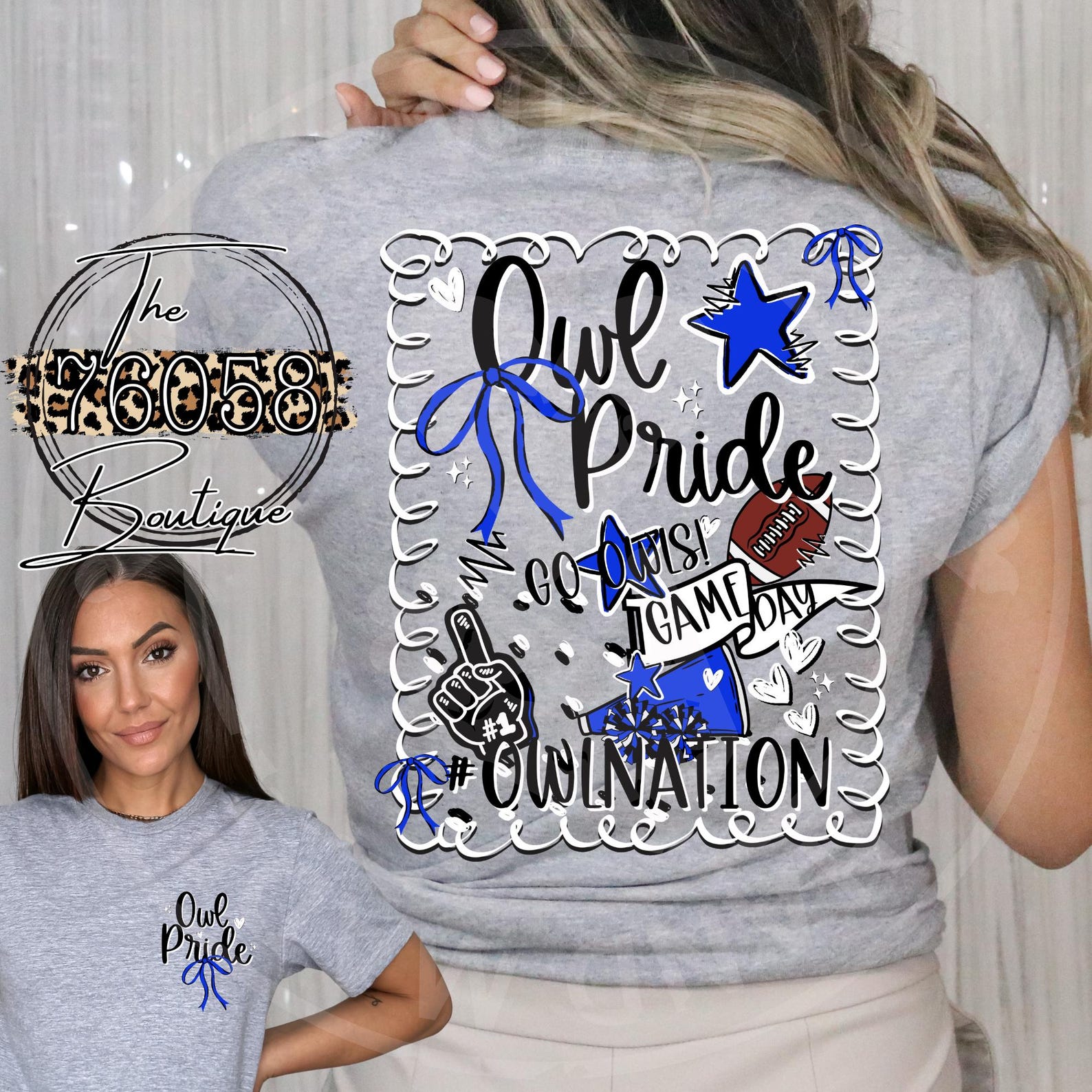 Owls Pride PNG, Owls Spirit Shirt, School Spirit, Back to School Shirt ...