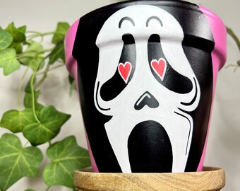 Ghostface Plant Pot - Etsy