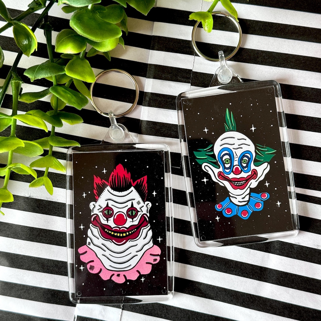 Killer Klowns From Outer Space Keyring | Double Sided Key Chain ...