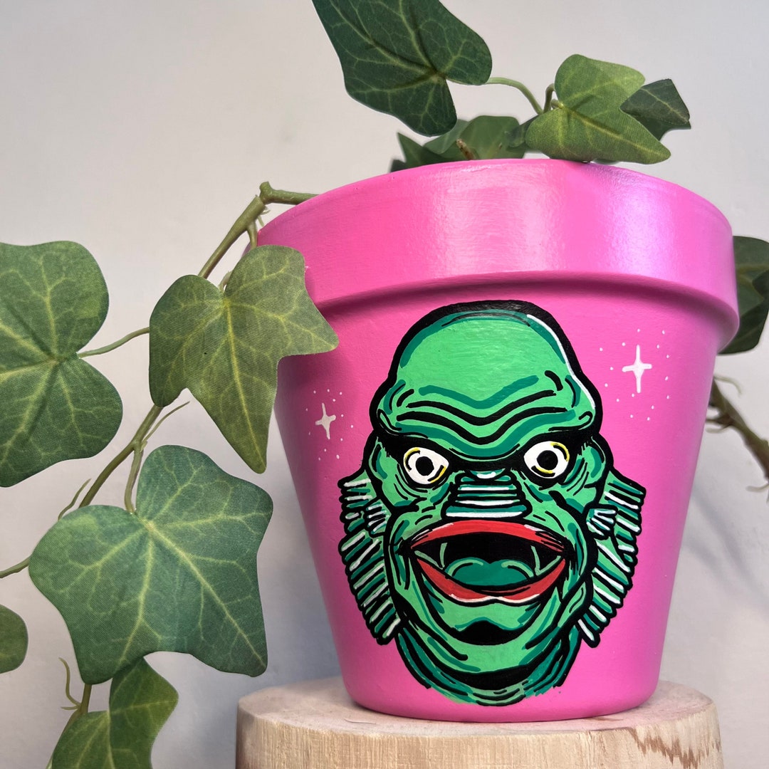 Creature of the Black Lagoon Planter Horror Plant Pot - Etsy UK