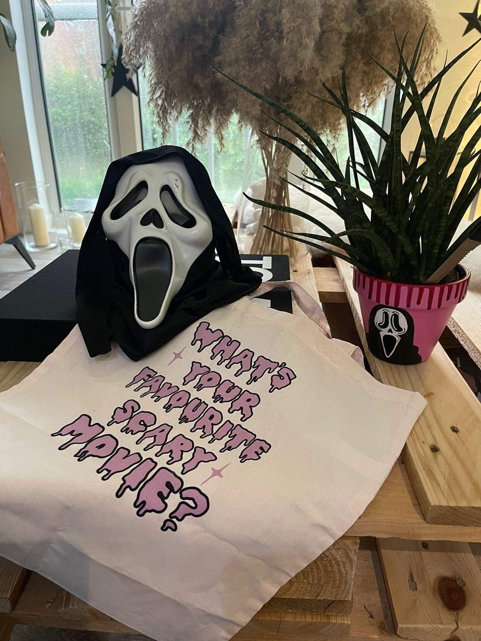 Scary Movie Tote Bag | Ghostface Bag | Scream Tote Bag, Horror Gift ...