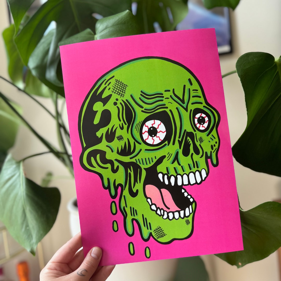 Tarman / Brains / Return of the Living Dead Print / Horror Print ...