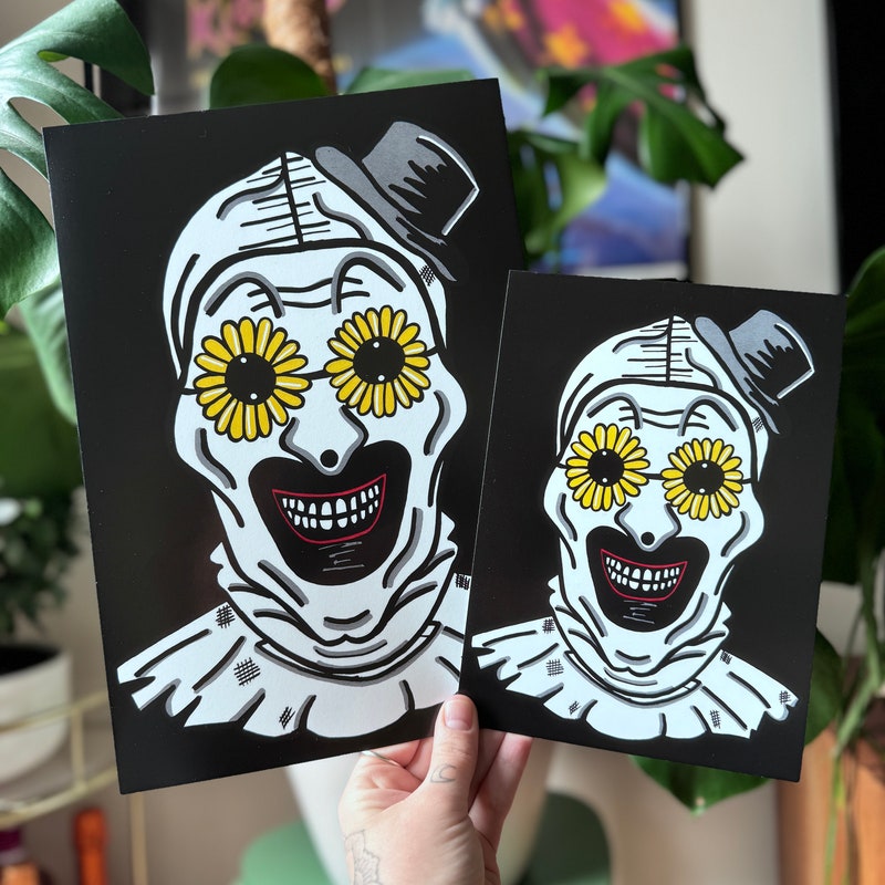 Art The Clown Terrifier Png Etsy