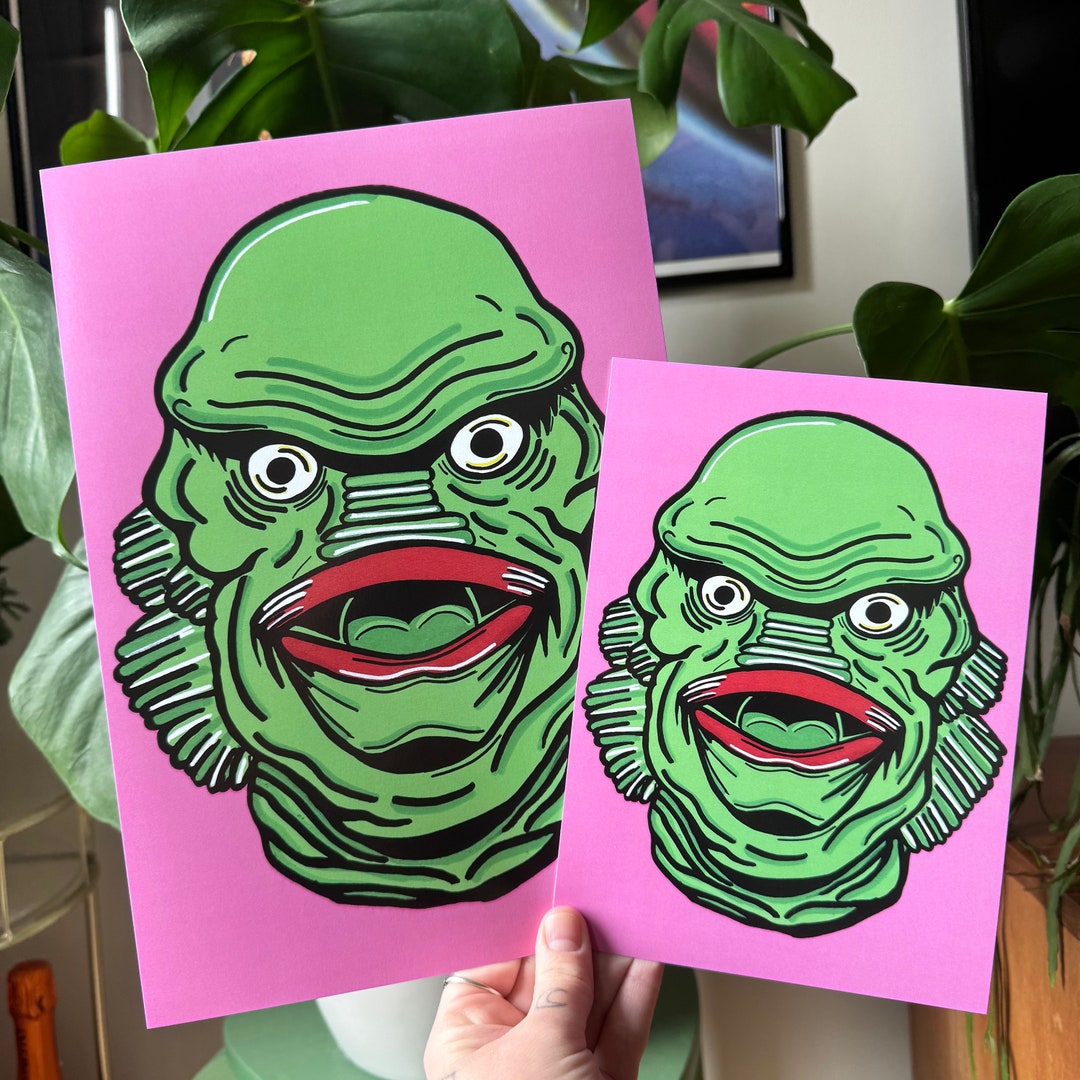 Gill Man / the Creature From the Black Lagoon Prints - Etsy