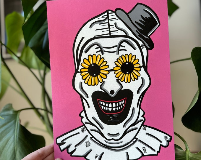 The Terrifier / Art the Clown Print / Horror Print / Horror Movie ...