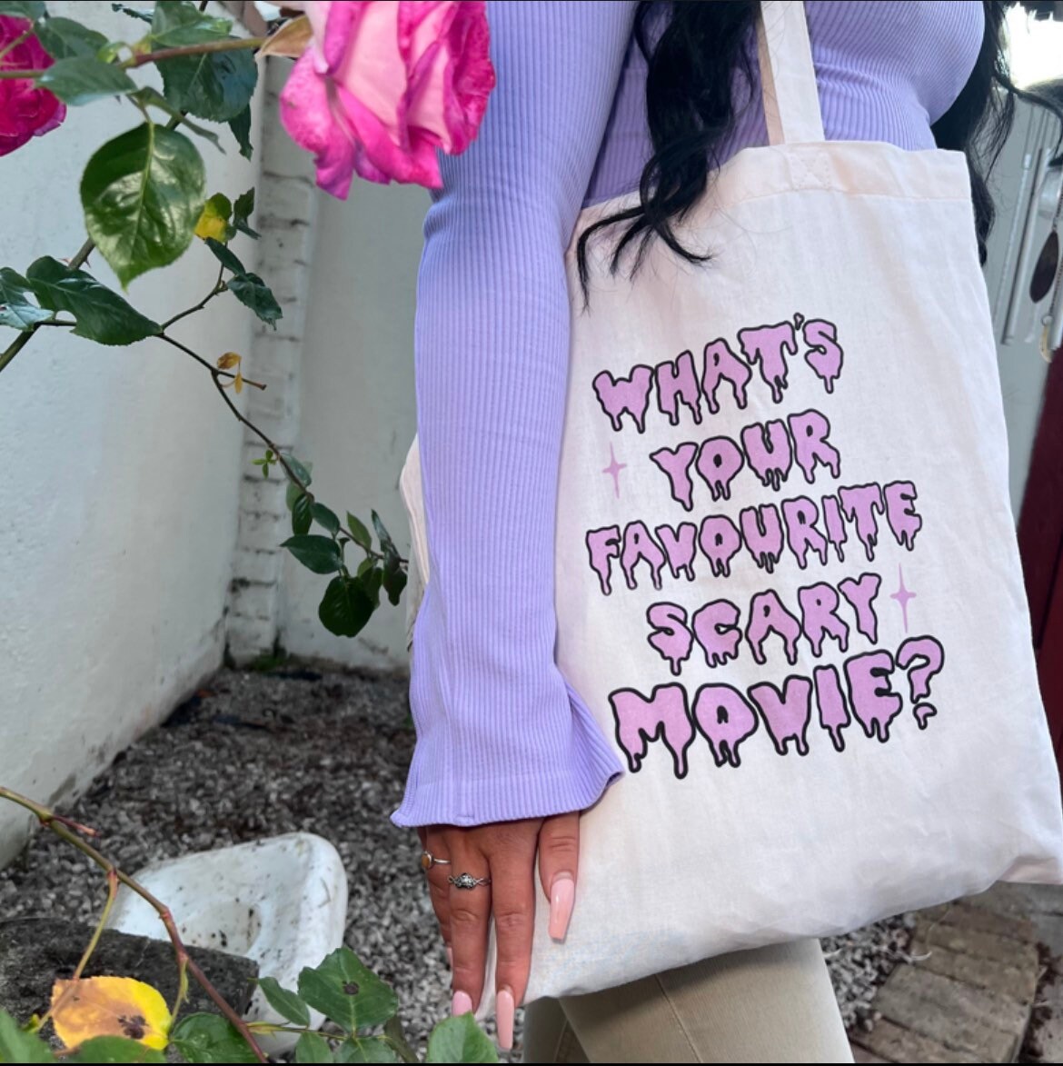 Scary Movie Tote Bag | Ghostface Bag | Scream Tote Bag, Horror Gift ...