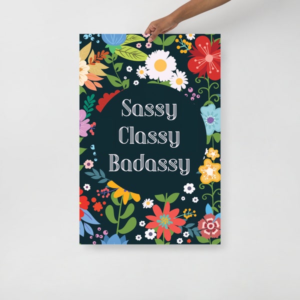 Sassy Poster - Etsy