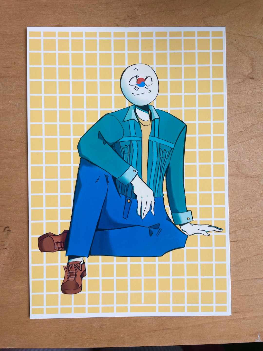 Countryhumans South Korea Art fashion Print - Etsy Ireland