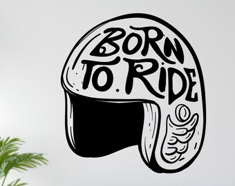 Born to Ride Sticker - Etsy