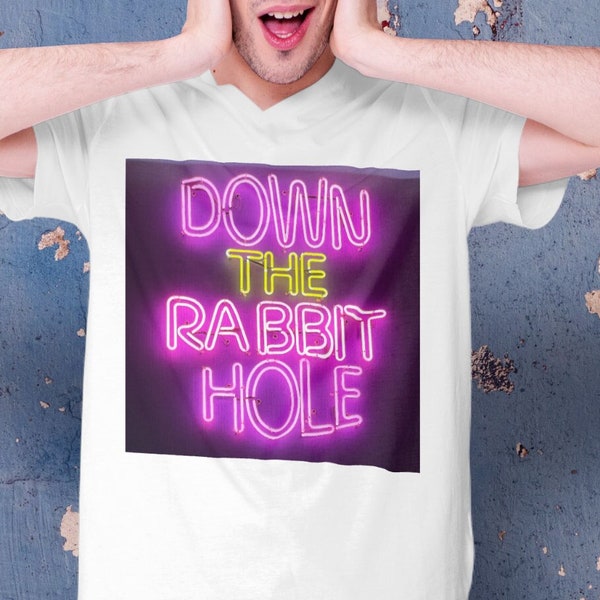 Down the Rabbit Hole Neon Sign - Etsy