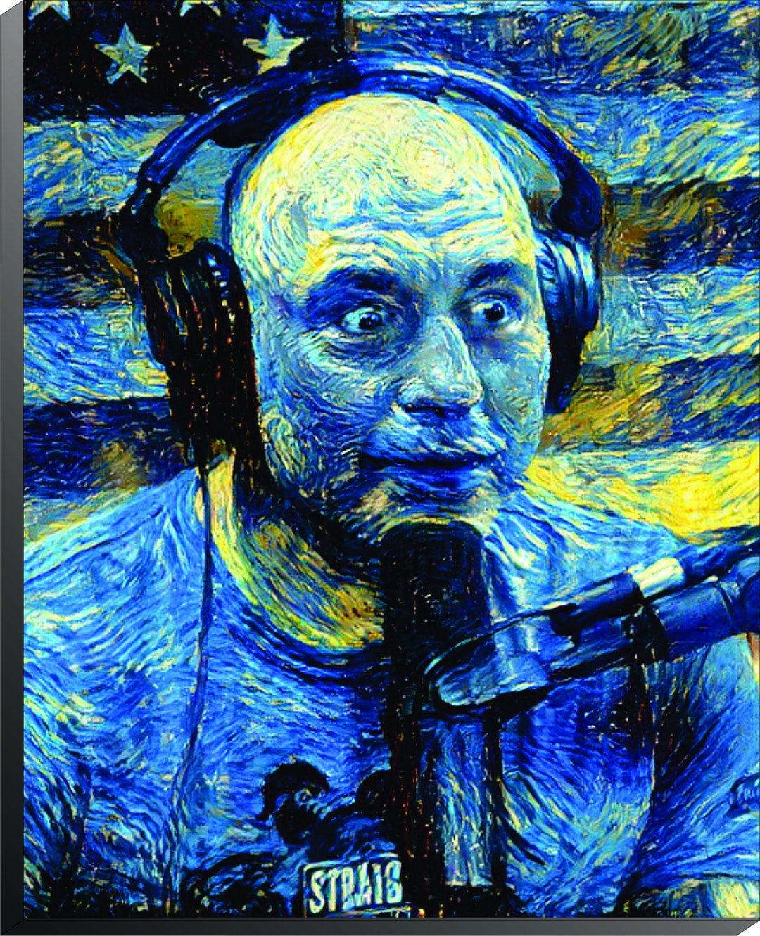 Joe Rogan Art Painting Digital Art Illustration Painting Canvas Print ...
