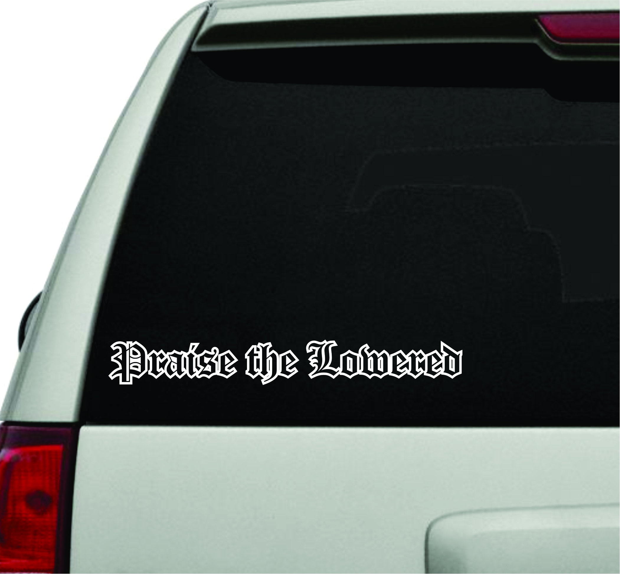 Praise the Lowered JDM Funny Car Auto Vinyl Decal Sticker Art Graphic ...