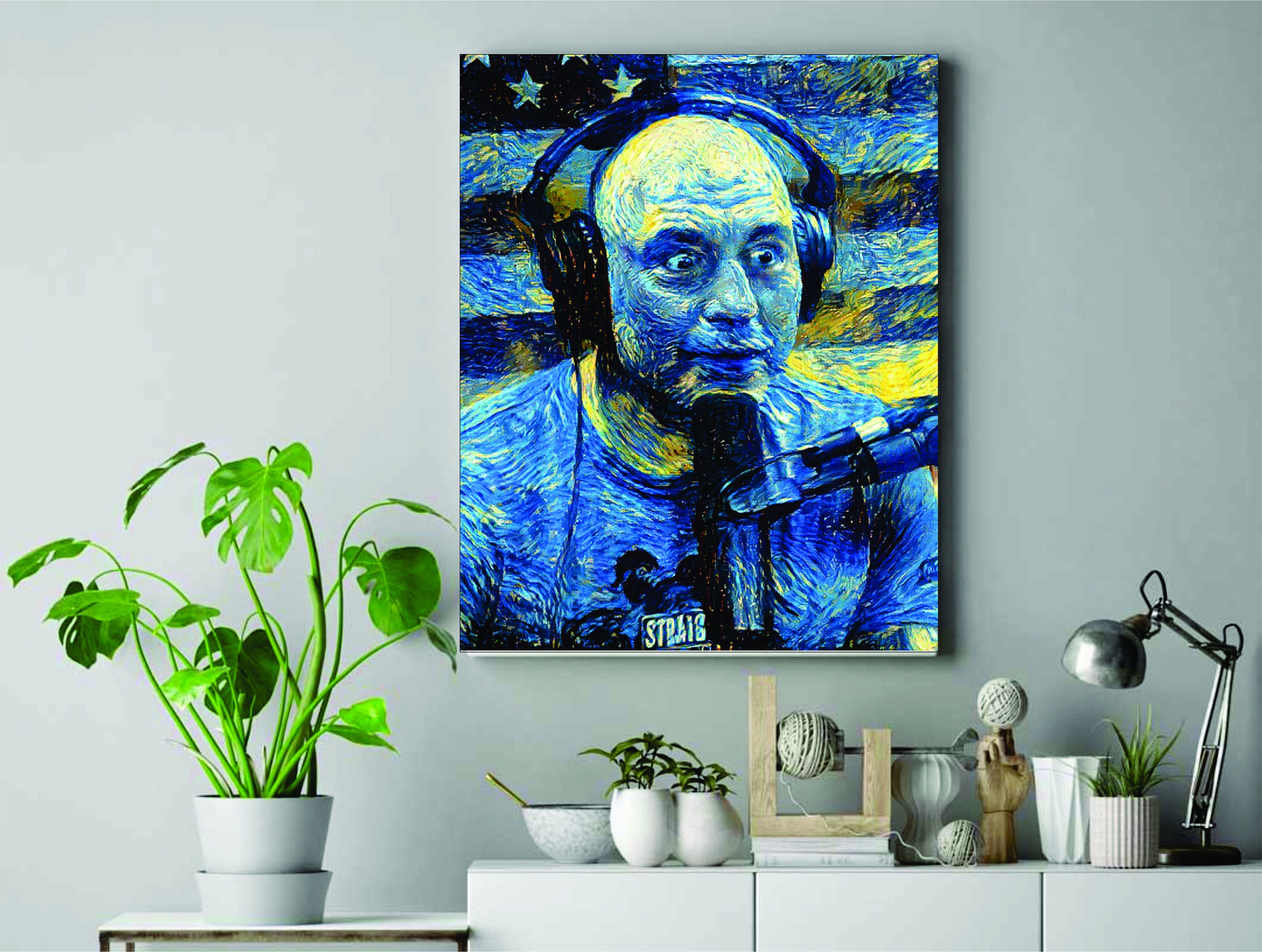 Joe Rogan Art Painting Digital Art Illustration Painting - Etsy