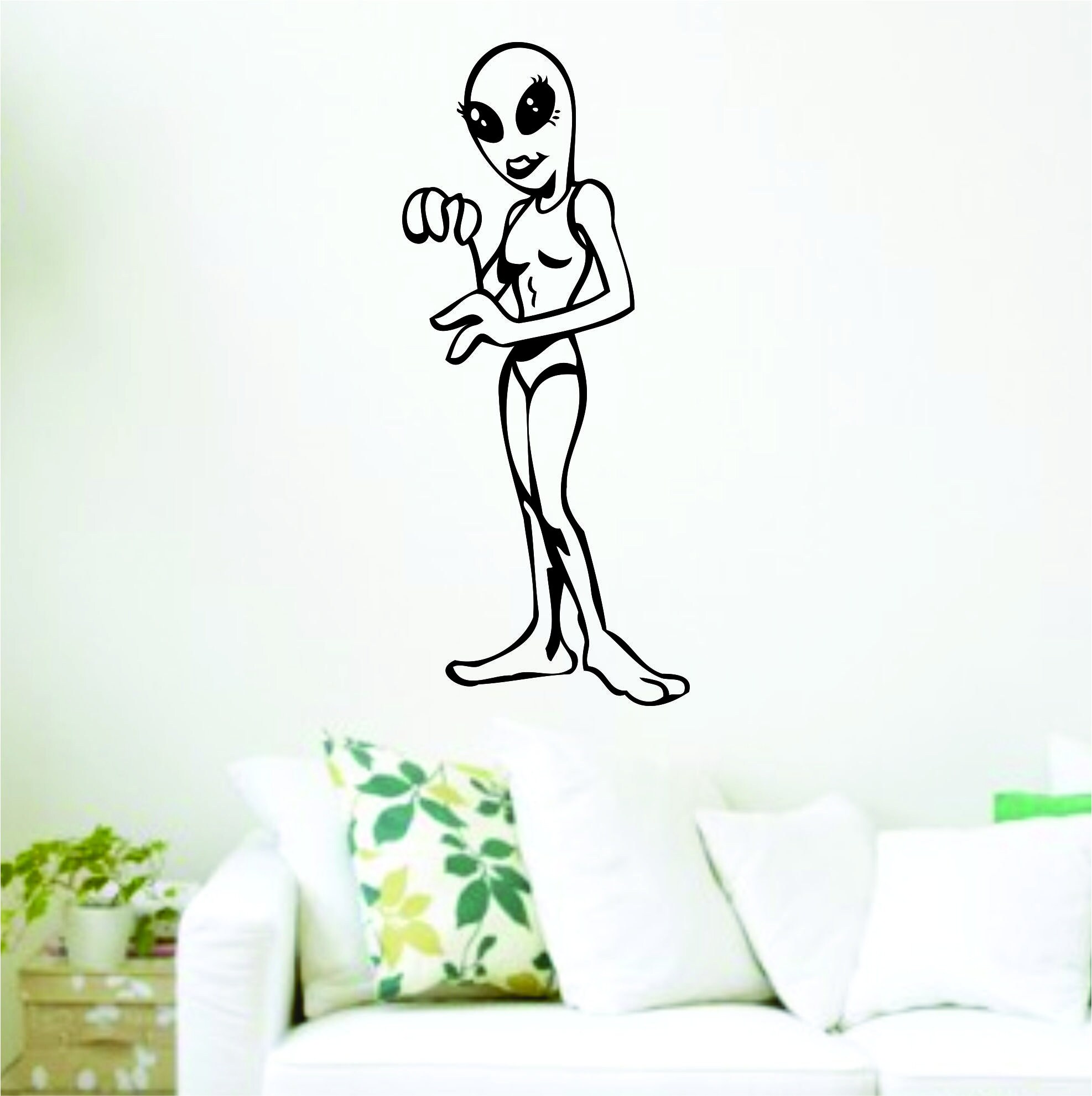 Alien V102 Wall Vinyl Decal Sticker Art Graphic Stickers Decals - Etsy