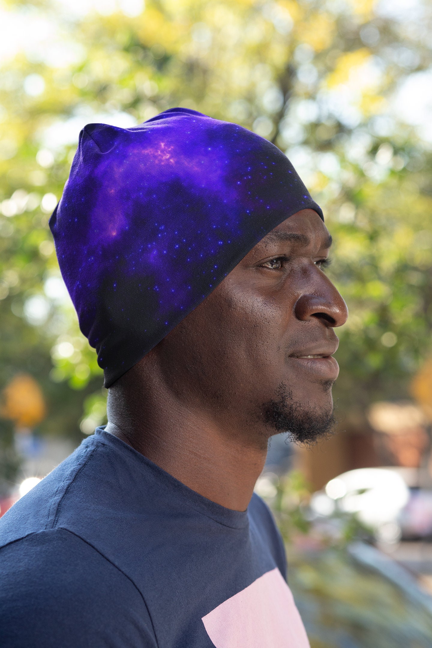 Galaxy Print Beanie