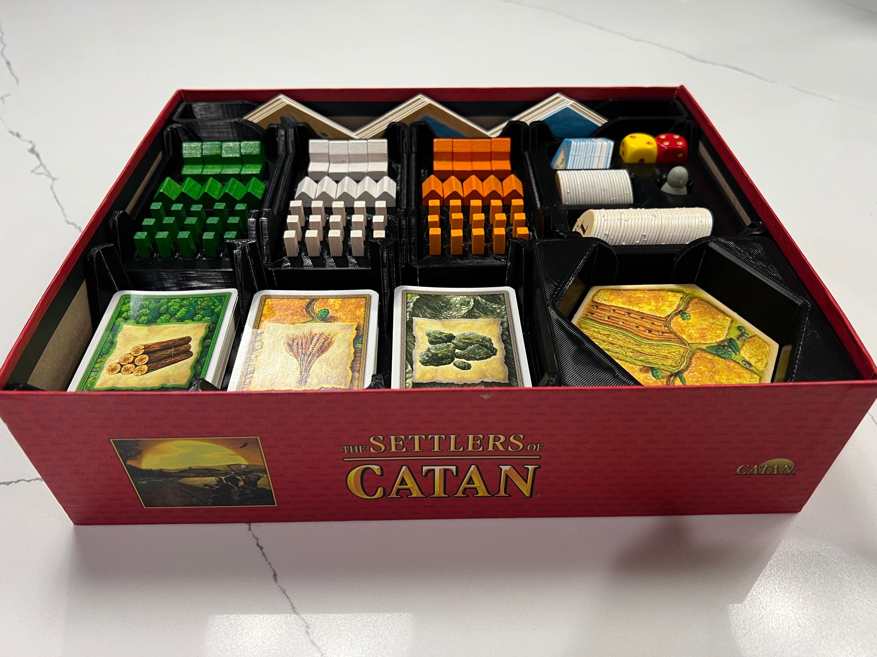 Settlers of Catan Inserts for Base Game and 5-6 Player Expansion - Etsy